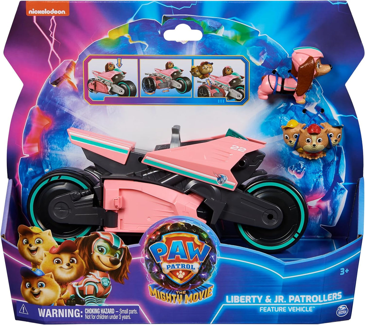 Paw Patrol Moto de Liberty Mini Patrulla Canina – Juguetimania